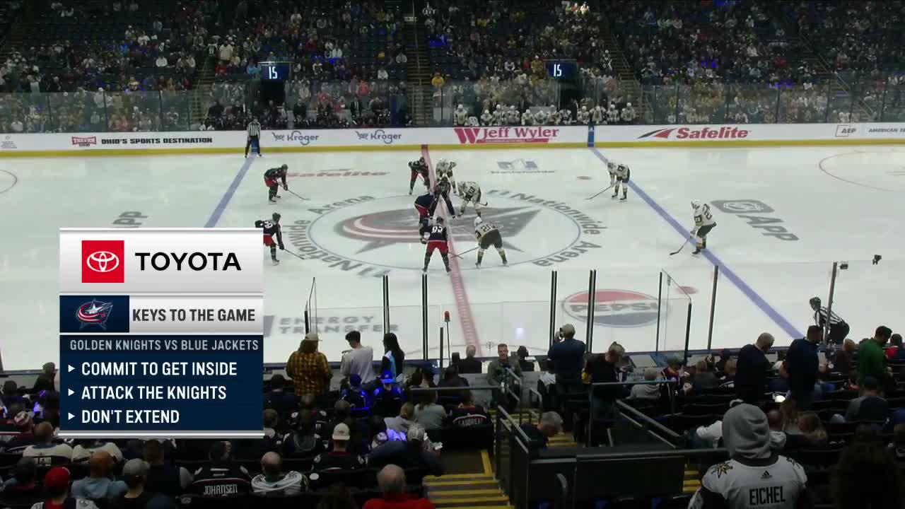 Vegas Golden Knights at Columbus Blue Jackets